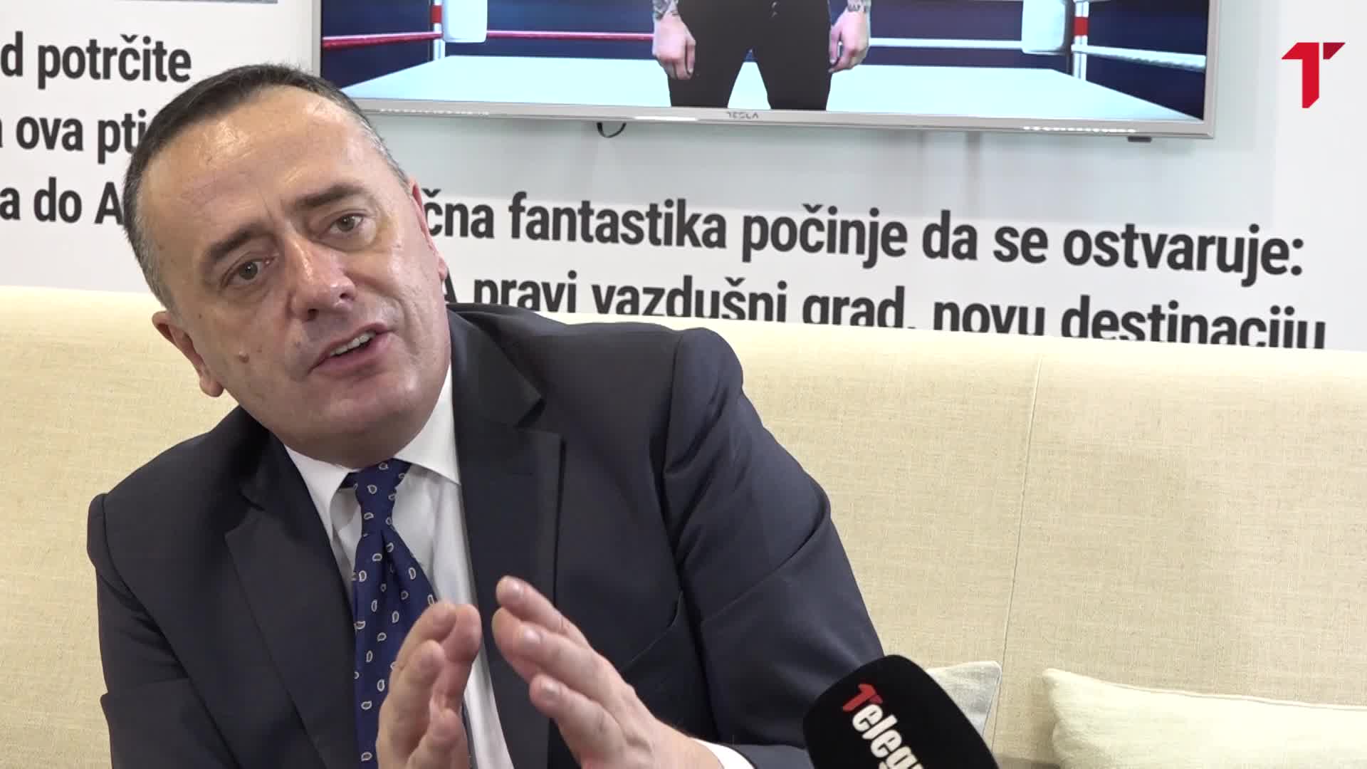 Ministar Antić na sajmu medija za Telegraf o ceni derivata, grejnoj ...