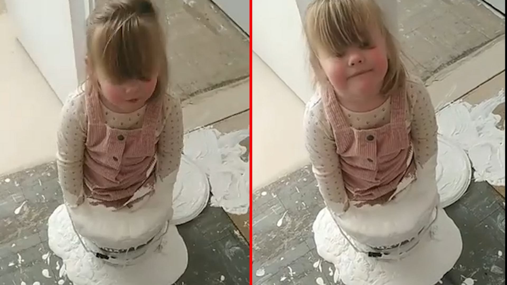 Dete, sad si se okrečila! Klinka "pomogla" mami u krečenju - Telegraf.tv