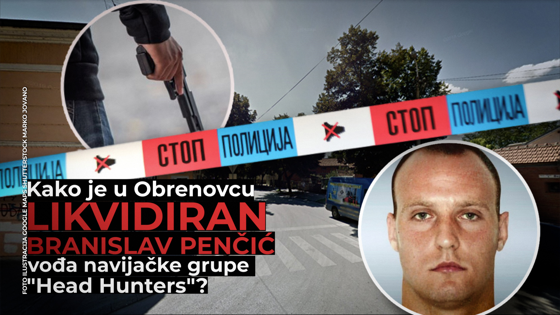 Rekonstrukcija ubistva bivšeg vođe navijača Partizana Branislava ...