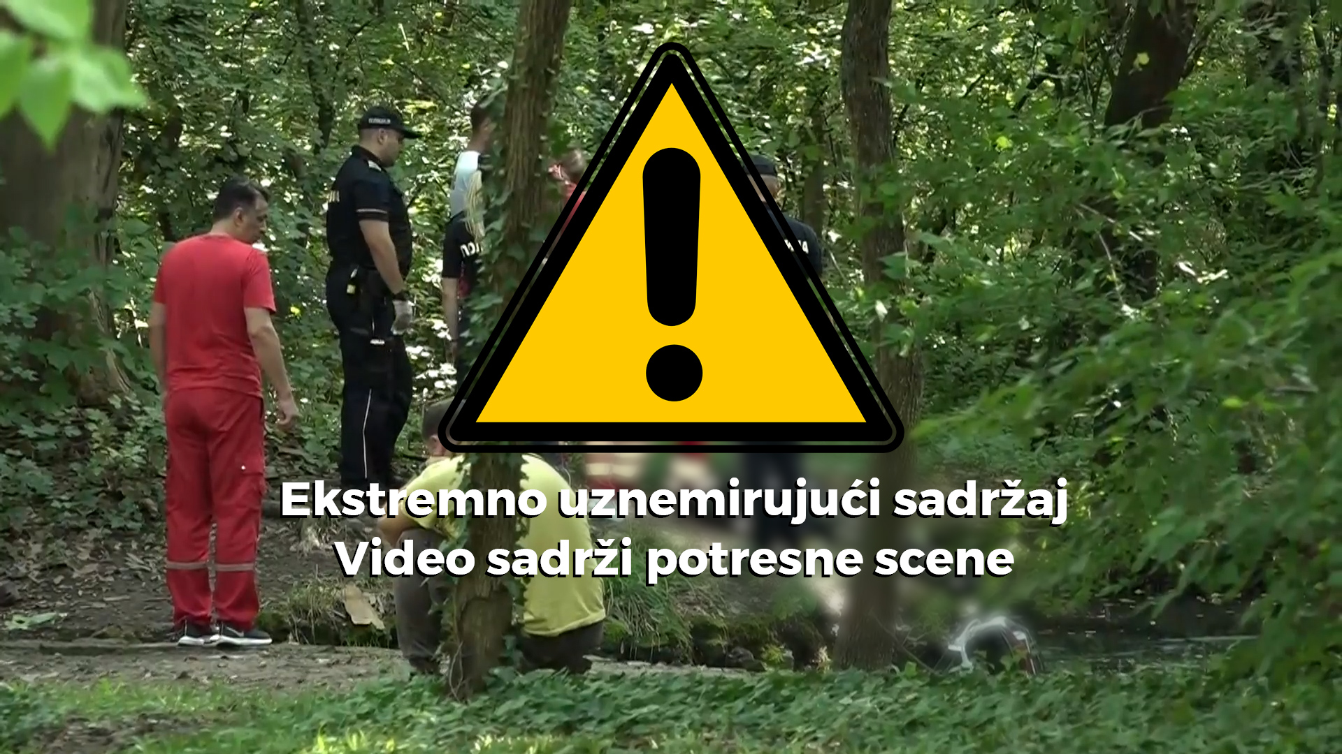 Deca pronašla telo žene kod veštačkog jezerceta, snimak sa lica mesta: Užas u Topčiderskom parku ...