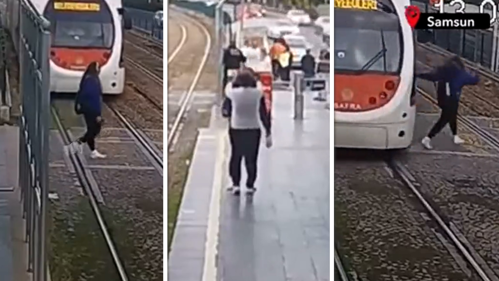 Umalo havarija: Devojku očešao voz, dobro pa nije bilo veće nesreće - Telegraf.tv