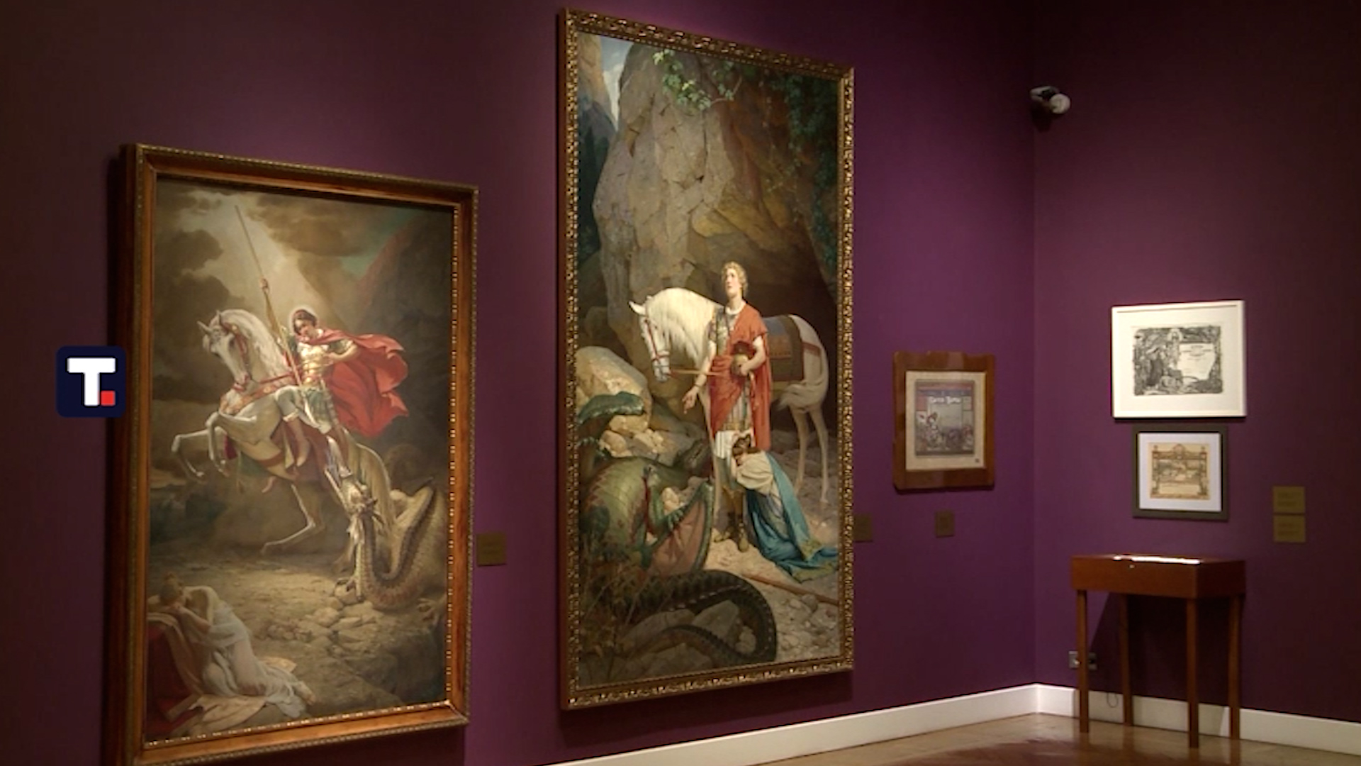 Specijalno vođena tura kroz izložbu "Uroš Predić život" - Telegraf.tv