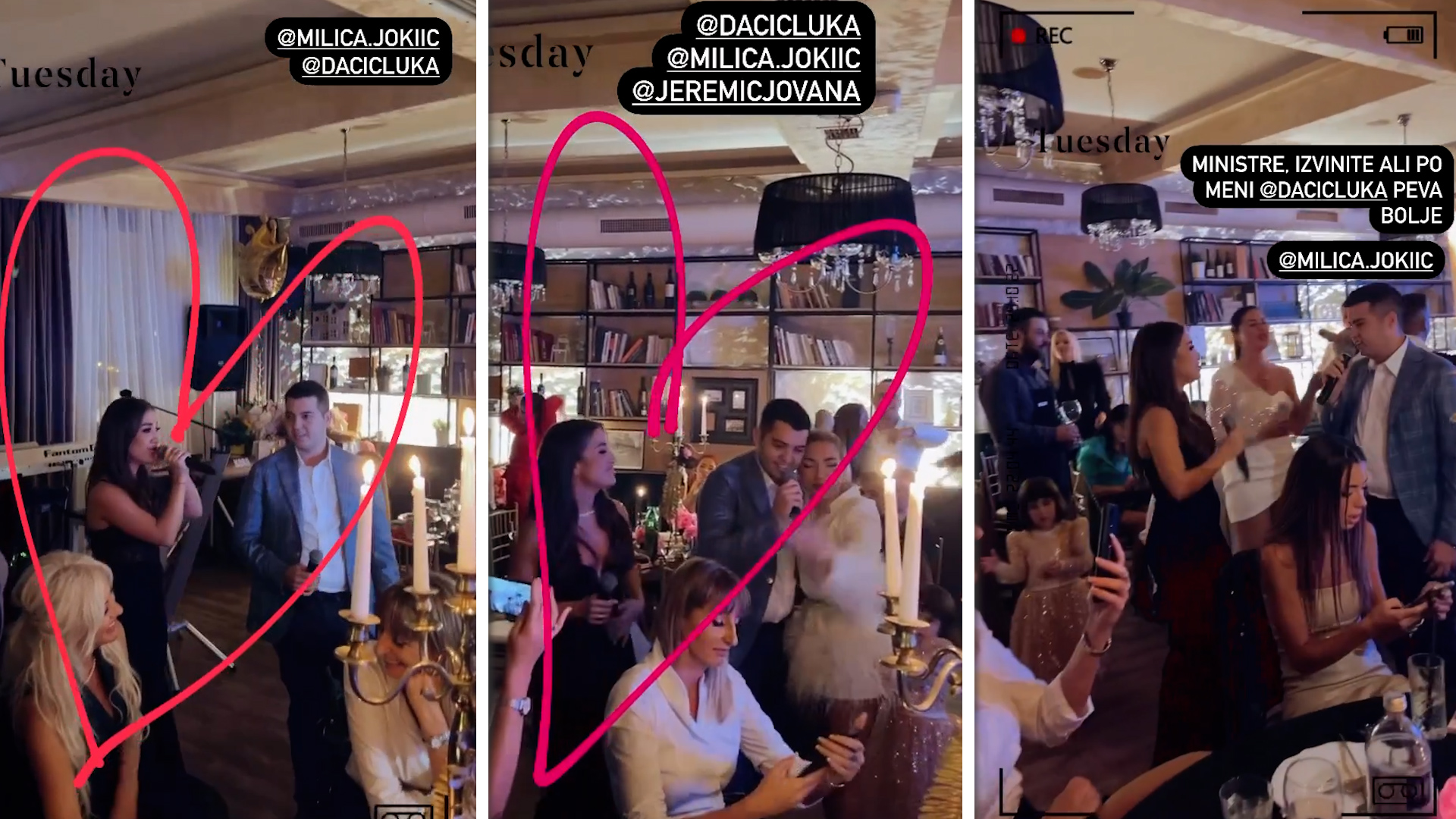 Dačicev sin talentovan na tatu: Luka uzeo mikrofon i zapevao s devojkom ...