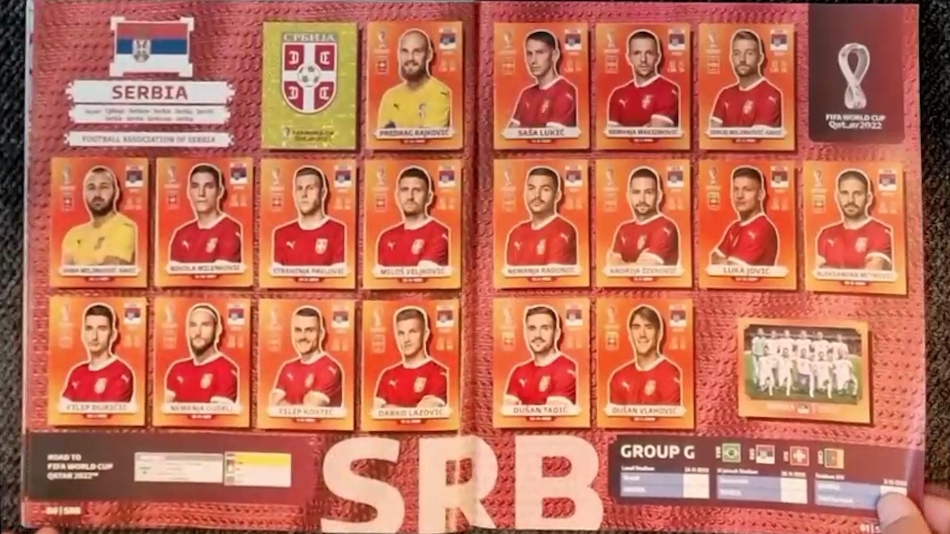 Evo kako izgleda popunjen Paninijev album sa sličicama za Svetsko ...