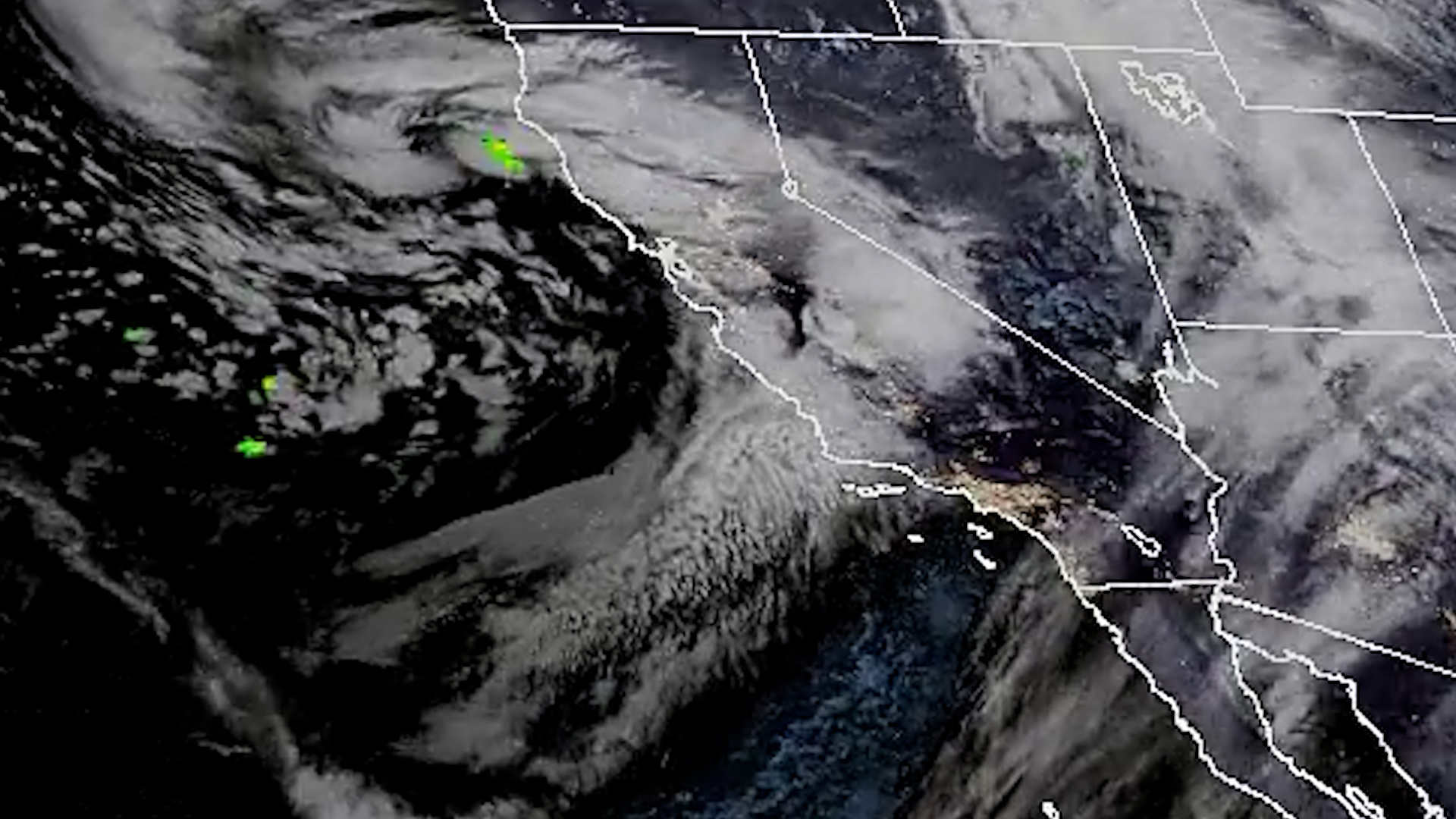 Kalifornija pod vodom: Satelitski snimak jezive oluje koja nosi sve ...