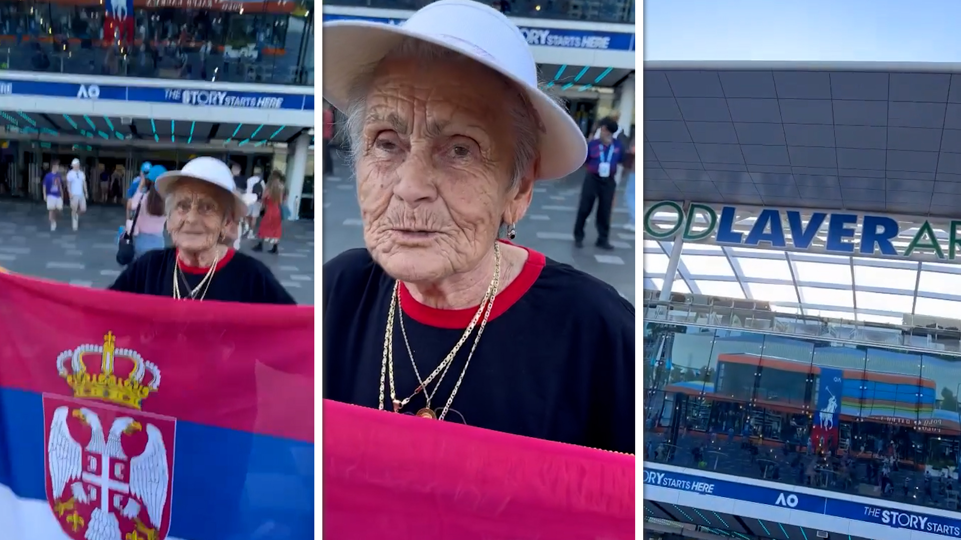 Baba Srbijanka je opet uz Novaka: Uputila je srdačan pozdrav i ...