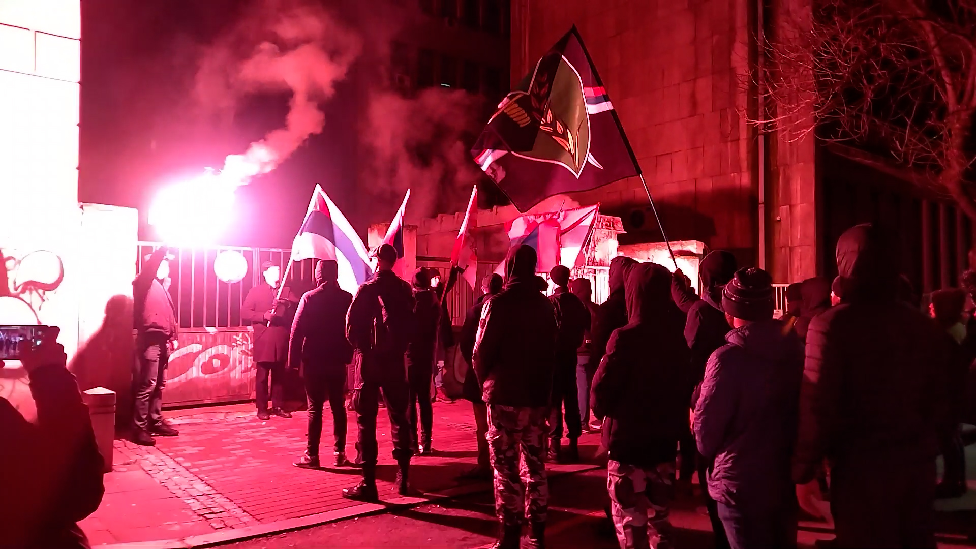 Srpski nacionalisti obeležavaju godišnjicu smrti Nedića: Iz kontraskupa ...