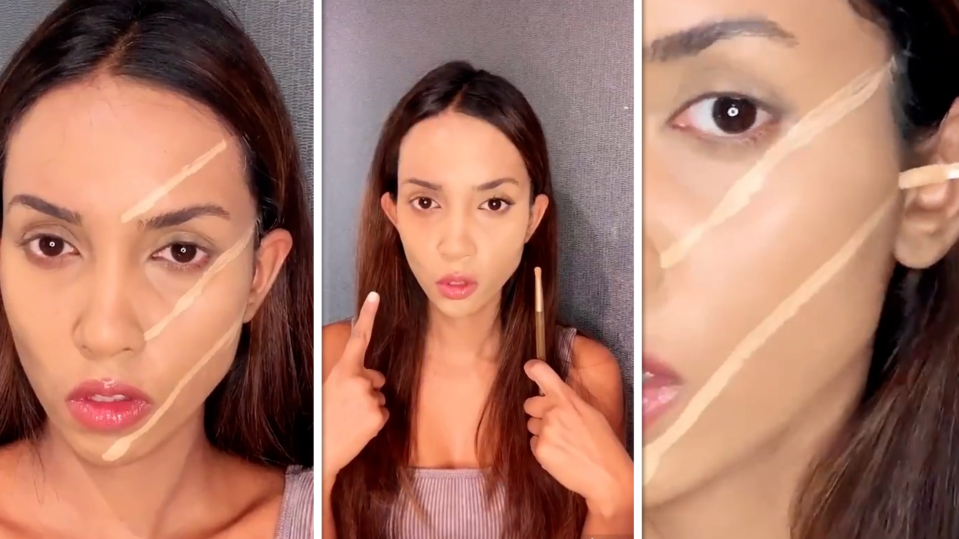 Povukla je korektorom samo 3 linije na licu i izgleda kao da je radila ...