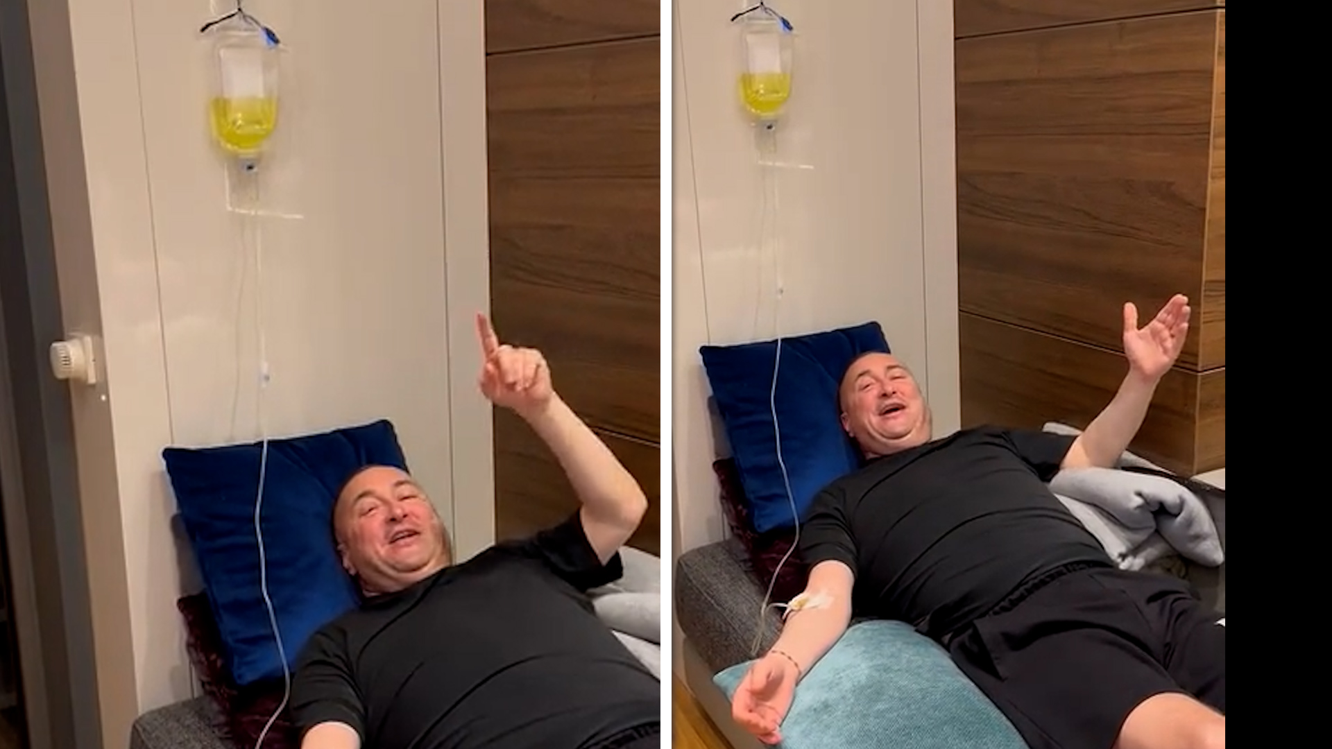 Đani završio na infuziji, ali od pesme i pića ne odustaje: Evo šta je zapevao dok je u krevetu ...