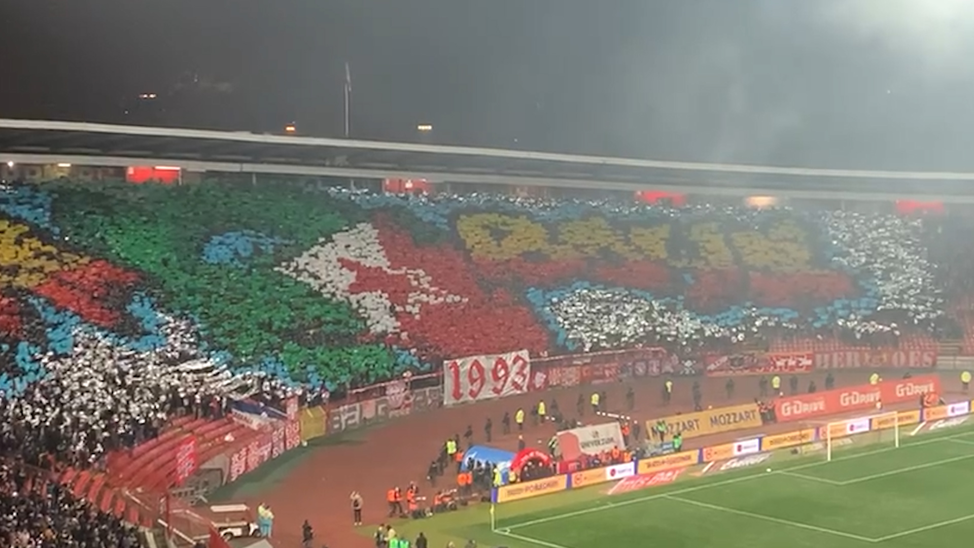 Delije su čekale do 30. minuta da dignu koreografiju: Baš je ...