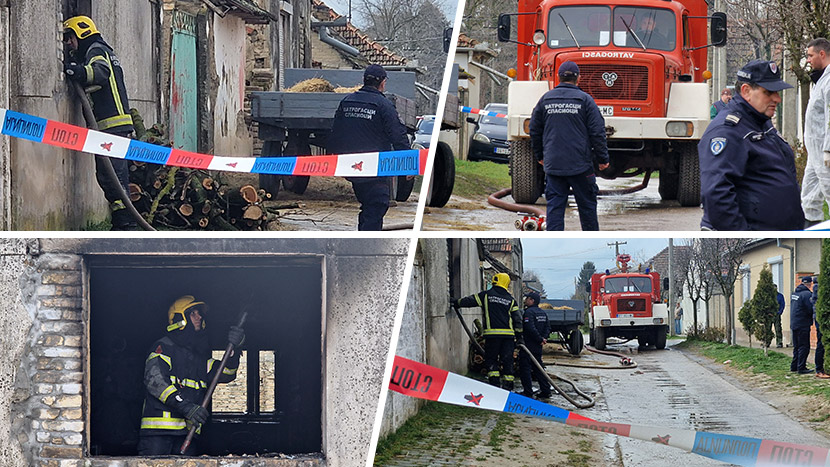 Dvoje dece izgorelo u požaru kod Bačke Topole: Prvi snimci sa mesta tragedije - Telegraf.tv