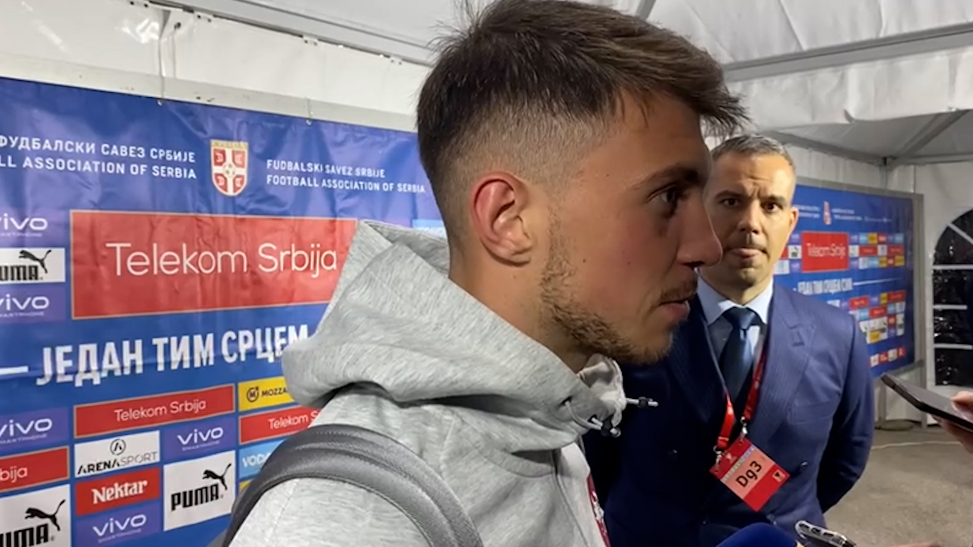 Samardžić posle debija za Srbiju: "Došlo je 100 članova familije da me ...