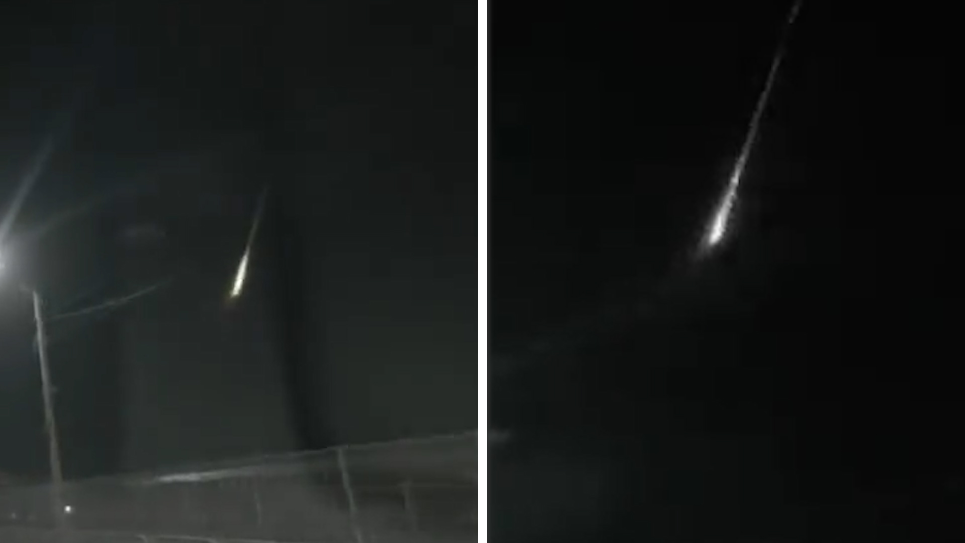 Vazduh trepti kao da nebo gori, a u stvari je "meteor" pao na zemlju ...