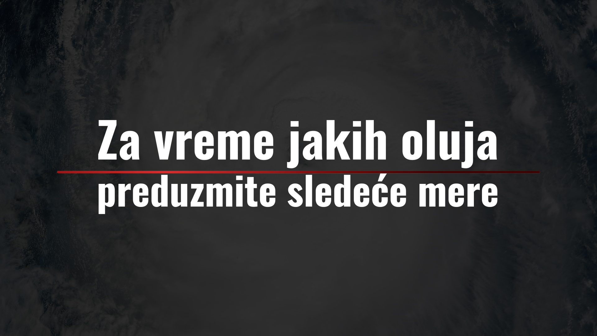 Šta raditi ako se nađete usred oluje? - Telegraf.tv