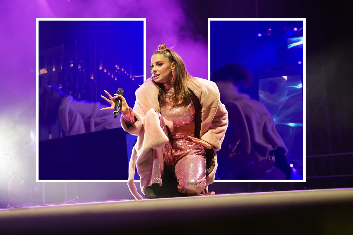 Sara Jo pala kao "pokošena" usred nastupa - Telegraf.tv