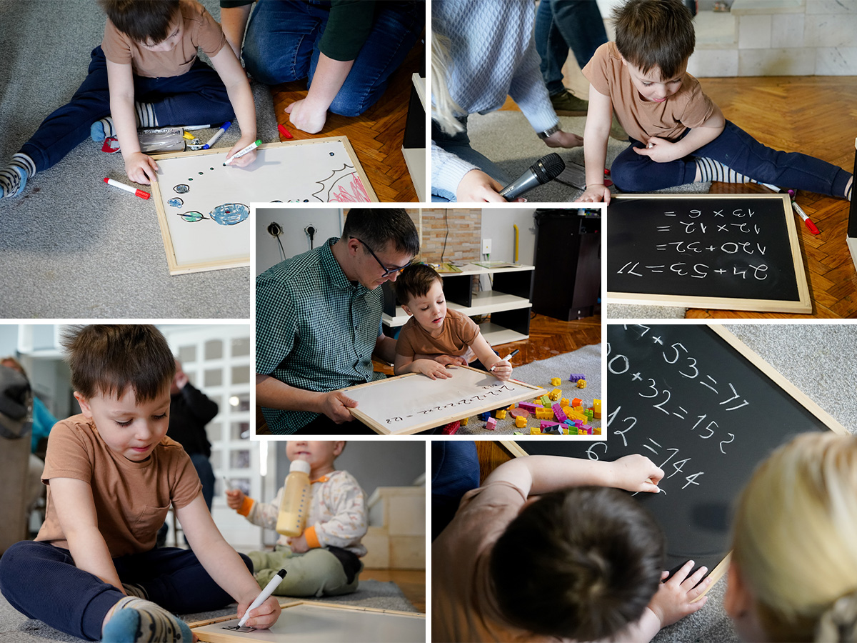 Teodor (4) iz Zrenjanina računa zahtevne matematičke operacije kao iz ...