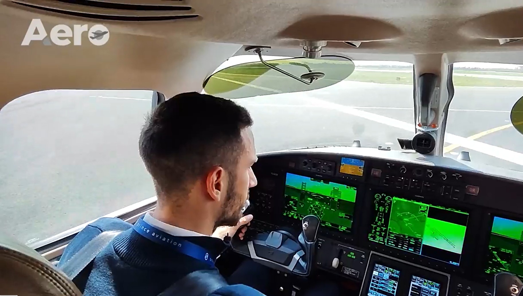 Aero.rs u kokpitu Prince Aviation Citation M2: Fridrishafen - Beograd ...