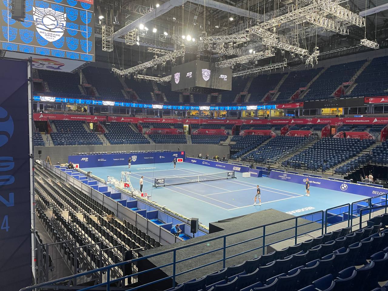 Evo kako izgleda Arena pred Belgrade Open - Telegraf.tv