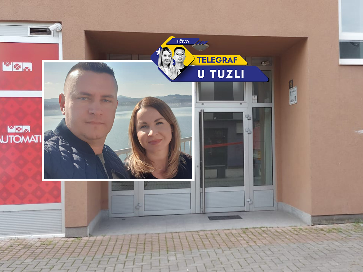 Ulaz u kom je živela porodica Čičkušić: Stravičan zločin u Tuzli, snimci sa lica mesta - Telegraf.tv