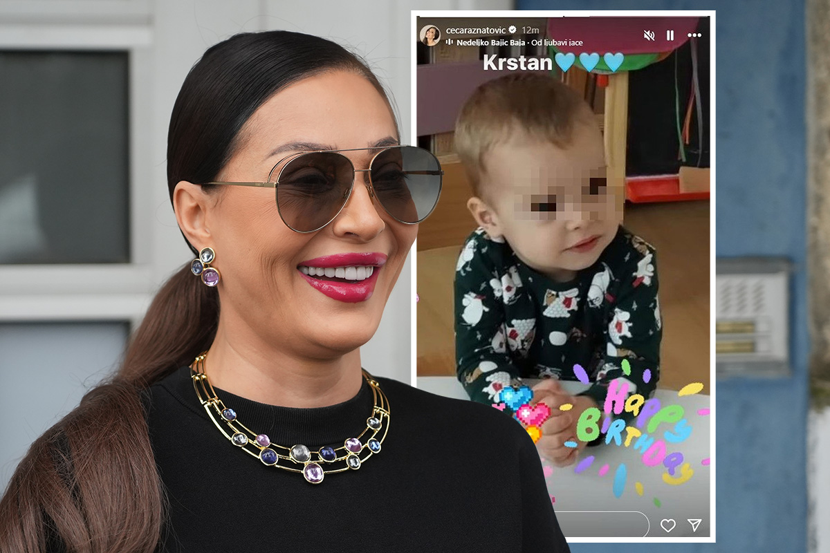 Krstan slavi 2. rođendan sa drugarima u vrtiću u Titelu: Ceca podelila ...